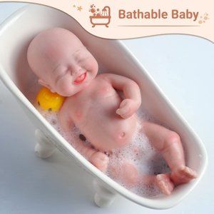 Toys | Reborn Baby Dolls Full Body Silicone 8 Inch Boy Anatomically ...